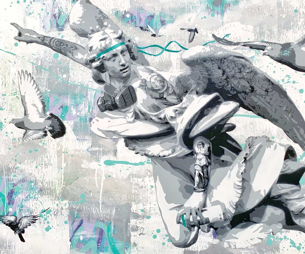 About DS - DS Art - London-based urban artist, improving walls