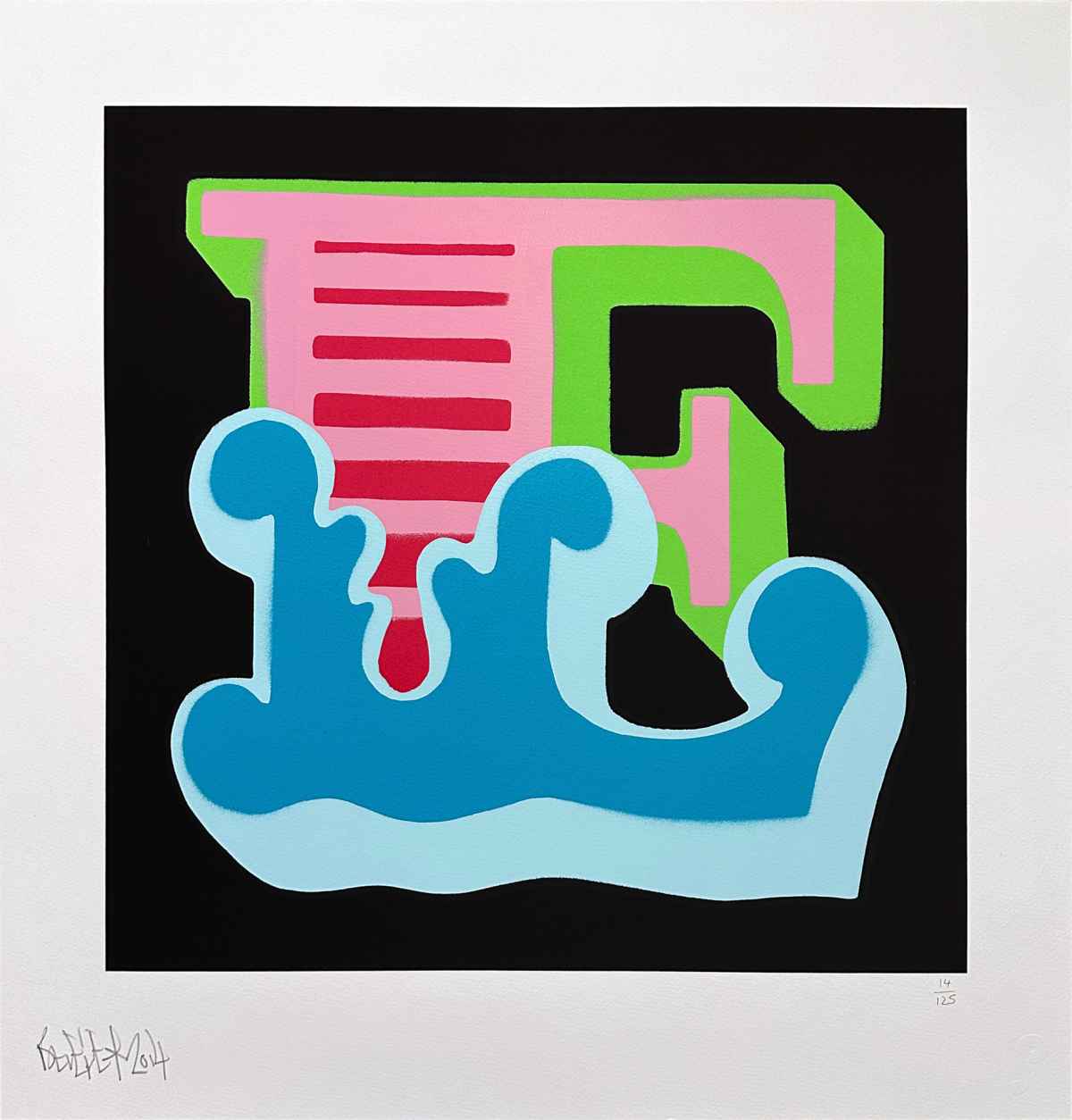 Ben Eine ~ Letter E - DS Art